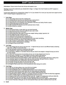 SHiFT Self-Assessment – SHiFT – Recovery by Acorn